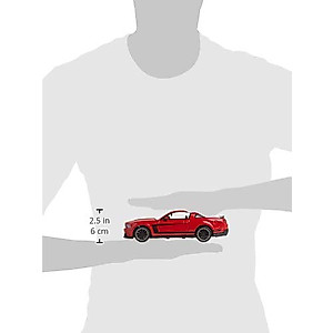 Maisto 1:24 Scale Assembly Line 2012 Ford Mustang Boss 302 Die-Cast Vehicle (Colors May Vary)