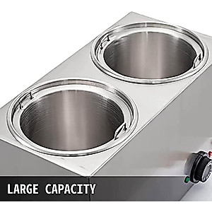 VADSBO Commercial Hot Fudge Warmer, 800W/1600W Cheese Sauce Warmer Pump Dispenser, Stainless Steel Food Warmer Chocolate Heated Pump 30-110℃, for Hot Fudge Caramel Butter