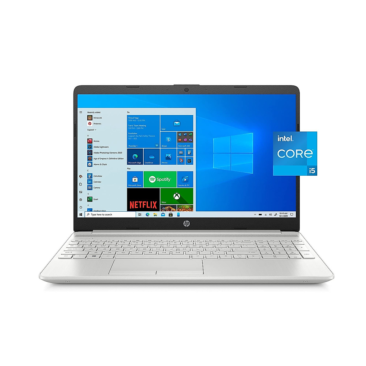 2022 HP High Performance Laptop - 15.6" FHD IPS 250nit LCD - Intel i5-1135G7 Quad-Core w/Iris Xe Graphics - 16GB DDR4 - 516GB NVMe SSD - RJ45 LAN -Backlit Keyboard -Win 11 Home w/32GB USB