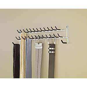 ClosetMaid 8051 Tie and Belt Rack, White