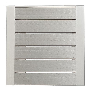 Christopher Knight Home Cape Coral Outdoor Aluminum Club Chairs with Side Table, Khaki / Silver