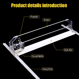 Drink Dispenser for Fridge, Number-one Soda Organizer for Refrigerator with Automatic Pusher Glide, Width Ajustable Soda Can Organizer for Beer, Pop Can, Water Bottle Storage Pantry, 5 Row (White)