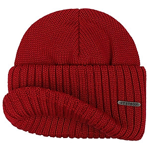 Stetson Northport Knit Hat Women/Men red One Size