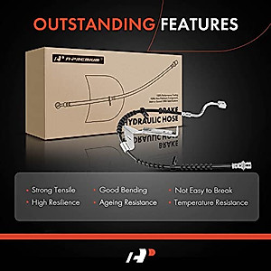 A-Premium Front Right Passenger Brake Hydraulic Hose Compatible with Ford F-250 Super Duty F-350 Super Duty 2017 2018 2019 2020 2021 Replace# HC3Z2078F