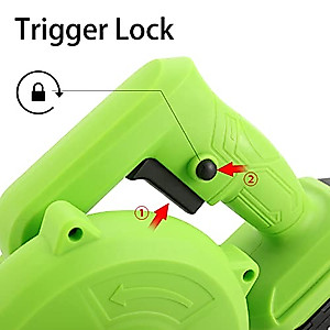 Cordless Mini Blower,2-in-1 Small Blower with 2 Lithium Battery,Portable Blower for Inflating,Blowing Leaf,Clearing Dust & Small Trash,Car by SHINTYOOL