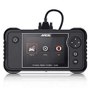 ANCEL FX3000 Automotive OBD II Scanner Check Engine Transmission SRS ABS EPB Oil Service Light Reset SAS ABS BMS Scan Tool with ANCEL BST200 12V Car Battery Load Tester