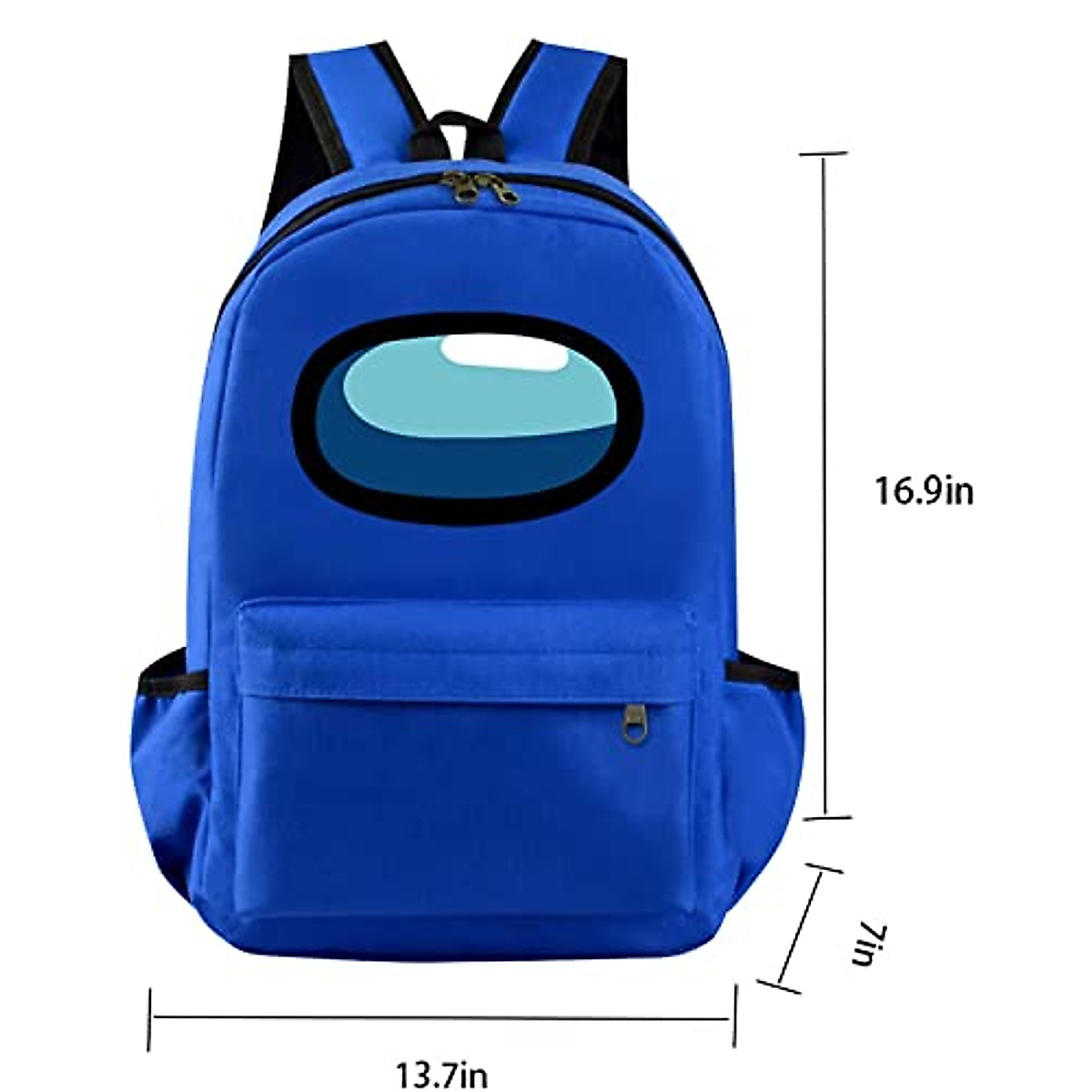 Game Backpack with Pencil Case Sport Travel Laptop Backpack Durable Multifunctional Backpack for Boys Girls College School Bookbag Outdoor Daypack 17 Inch for Men Women (blue)