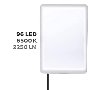 LimoStudio [2 Pack] LED Light Panel with Gooseneck Extension Adapter, Mini Table Top Light Stand, and Mounting Clamp, Photo Video Lighting Kit, Photo Studio, AGG2205