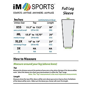 iM Sports CHEETAH Running Compression Leg Sleeves + Reduce Injury + UV Protection + Unisex + Made in USA - Neon Green - Medium/Large - Pair