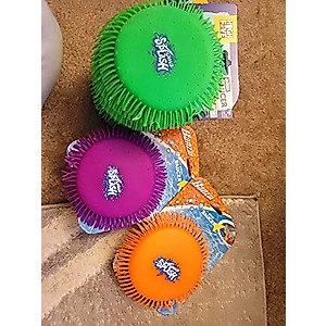 Banzai Green Aqua Saucer Pool Toy 5" Disk (Soak It and Throw It)