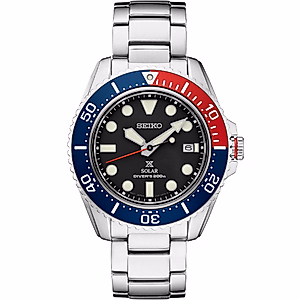 SEIKO SNE591 Automatic Solar Dive Watch for Men - Prospex Collection - LumiBrite Hands, Sapphire Crystal - Water Resistant 200M