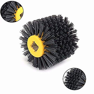 SIGNI Abrasive NYLON Wire Drawing Wheel Drum Burnishing Polishing Brush for wooden furniture floor polishing 120X100mm 120 Grit 1pack