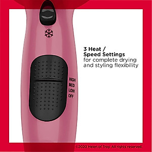 Revlon 1875W Lightweight Hair Dryer | For Easy Smooth Styling (Pink)