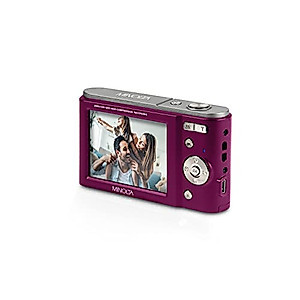 Minolta MND20 44 MP / 2.7K Ultra HD Digital Camera (Magenta)