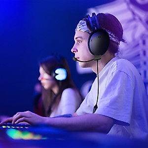 Gneinour QC45 Boom Mic Compatible with Bose QuietComfort 45 Noise Cancelling Headphone, Boom Microphone Cable with Mute Switch for PS4, PS5, PC, Xbox One Controller, 4ft