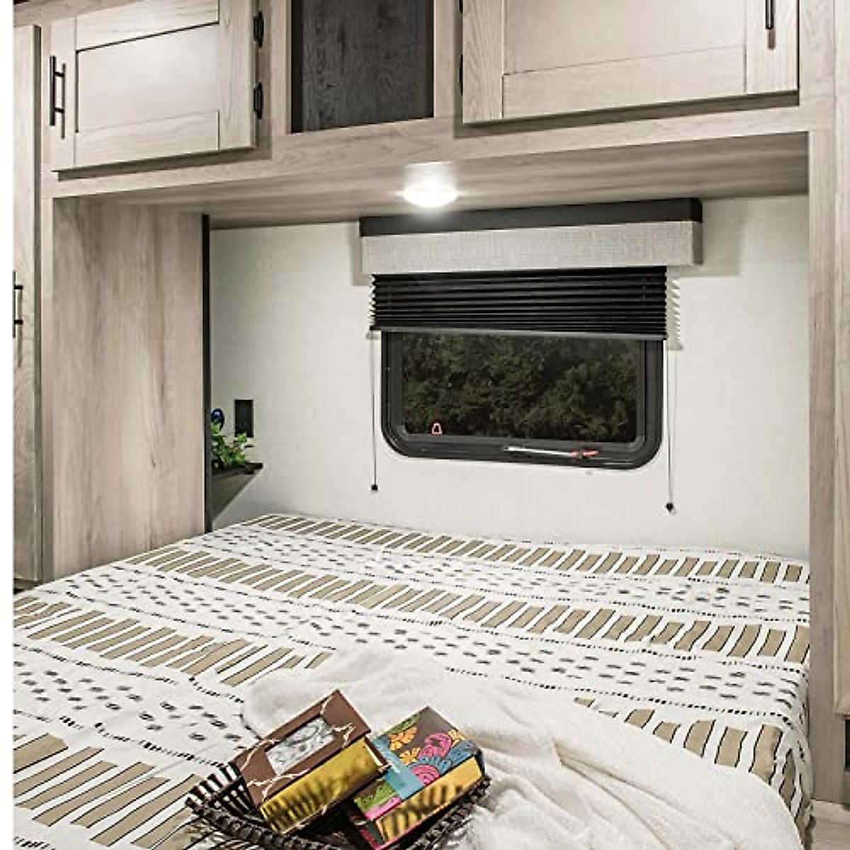 RV Window Shades, Camper RV Pleated Shades, RV Blinds for Camper Window, RV Privacy Blinds for Motor Coach RV Camper Travel Trailer Motorhome Solar Shade(32" W x 24" L)