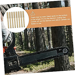 Yardwe 8 Pcs Chainsaw File Chain Tool Home Tools Electric Sharpener Burr Grinding Home Sharpener Diamond Abrasive Deburring Sharpener Practical Diamond Sharpener Sharpening Diamond Tool