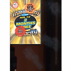 AOL 7.0 CD/MAXIMUM VELOCITY /2 MONTHS FREE/BRAND NEW/HARD PLASTIC CASE /*RARE*