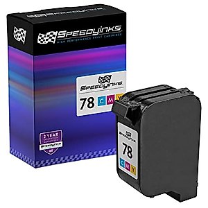 SPEEDYINKS Remanufactured Replacements for HP-78 HP 78 HP 78 Color Ink Cartridge C6578D (Tri-Color, Single-Pack) for Used in Color Copier, DeskJet, Fax, Office Jet, PSC, PhotoSmart Series Printers
