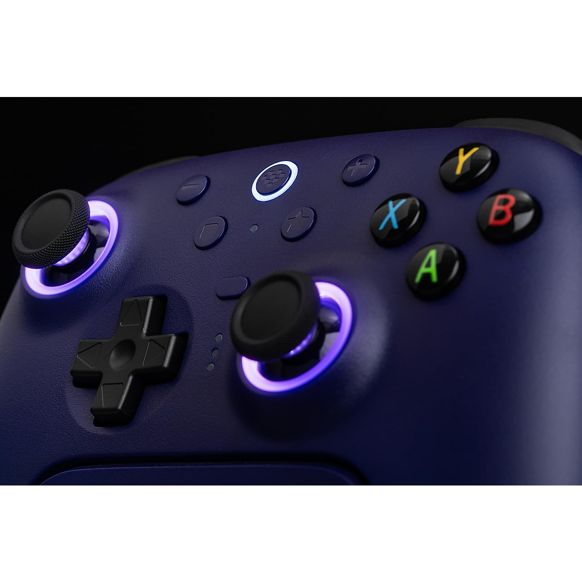 8BitDo Ultimate 2 Wireless Controller for Windows & Android, Gaming Controller with TMR Joysticks, Switchable Hall Effect/Tactile Triggers, RGB Fire Ring, 8Speed Wireless Tech, Purple