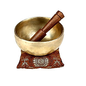 4 Inch Tibetan Handmade Singing Bowls for Meditation and Healing Through Vibration, Handmade in Nepal by Thamelmart