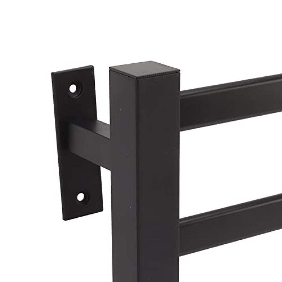 Fafeicy Digital Display Electric Heated Towel Rack with Thermostat, Wall Mounted for Bathroom, Punch Free Installation