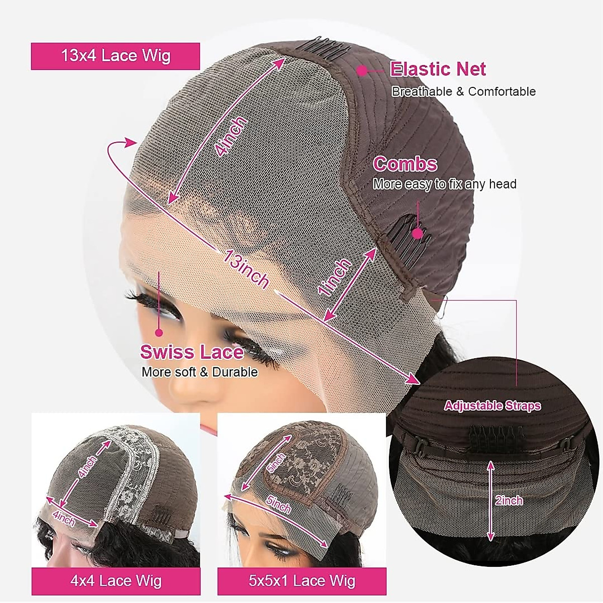 Blonde Body Wavy Human Hair Lace Wigs With Baby Hair #613 Loose Wave 13x4 Transparent Lace Wig For Women