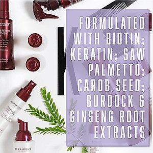 Keranique Keratin Shampoo and Conditioner Set for Colored Thinning Hair, Sulfates/Parabens Free, stimulates scalp to nourish/rejuvenate hair follicles for healthy Thicker Fuller Hair 4.5 OZ each