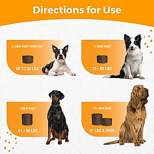 Nootie ProgilityMAX Hip & Joint Supplement for Large Dogs, Maximum Strength Dog Joint Support with Eggshell Membrane, Glucosamine and Chondroitin, 60 Count