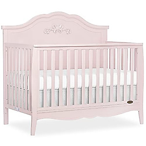 SweetPea Baby Jasmine 4-in-1 Convertible Crib,Blush Pink