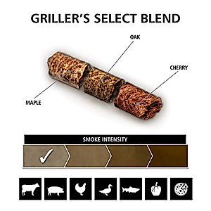 Broil King 63939 Griller's Select Blend Hardwood Grilling Pellets, Wood