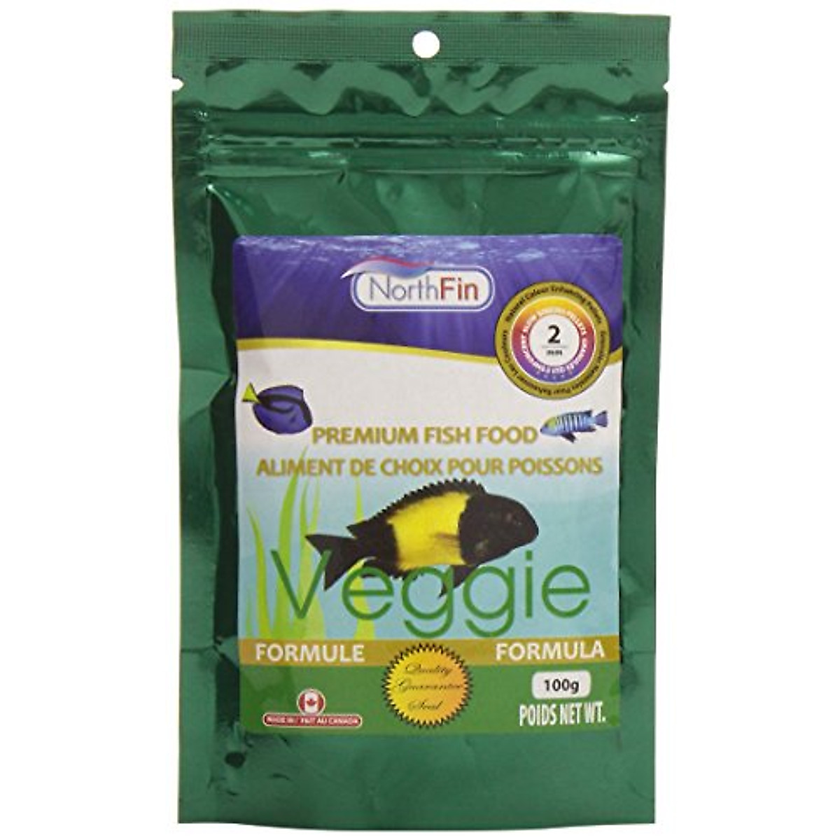 Northfin Veggie Formula, 2 mm, Sinking Pellets, 100 g