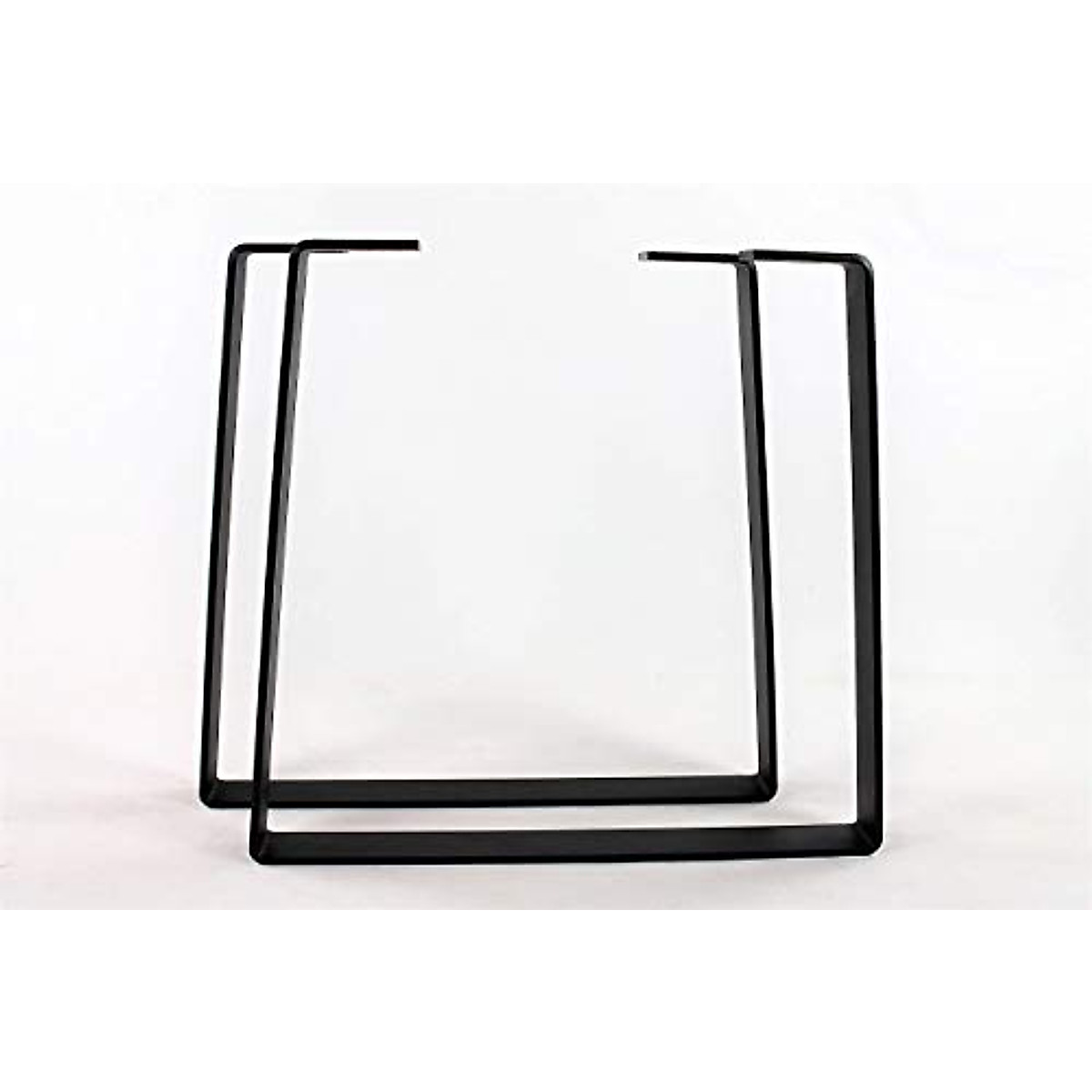 Wide Base Trapezoid Steel Dining Table Legs-Choose Your Height and Width