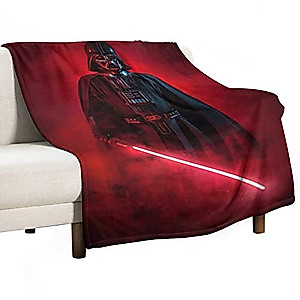 Flannel Throw Travel Blanket Darth Vader for Sofa Blanket/Living Room/for Adults Or Children 40"x50"