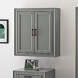 Pemberly Row Medicine Cabinet in Vintage Gray