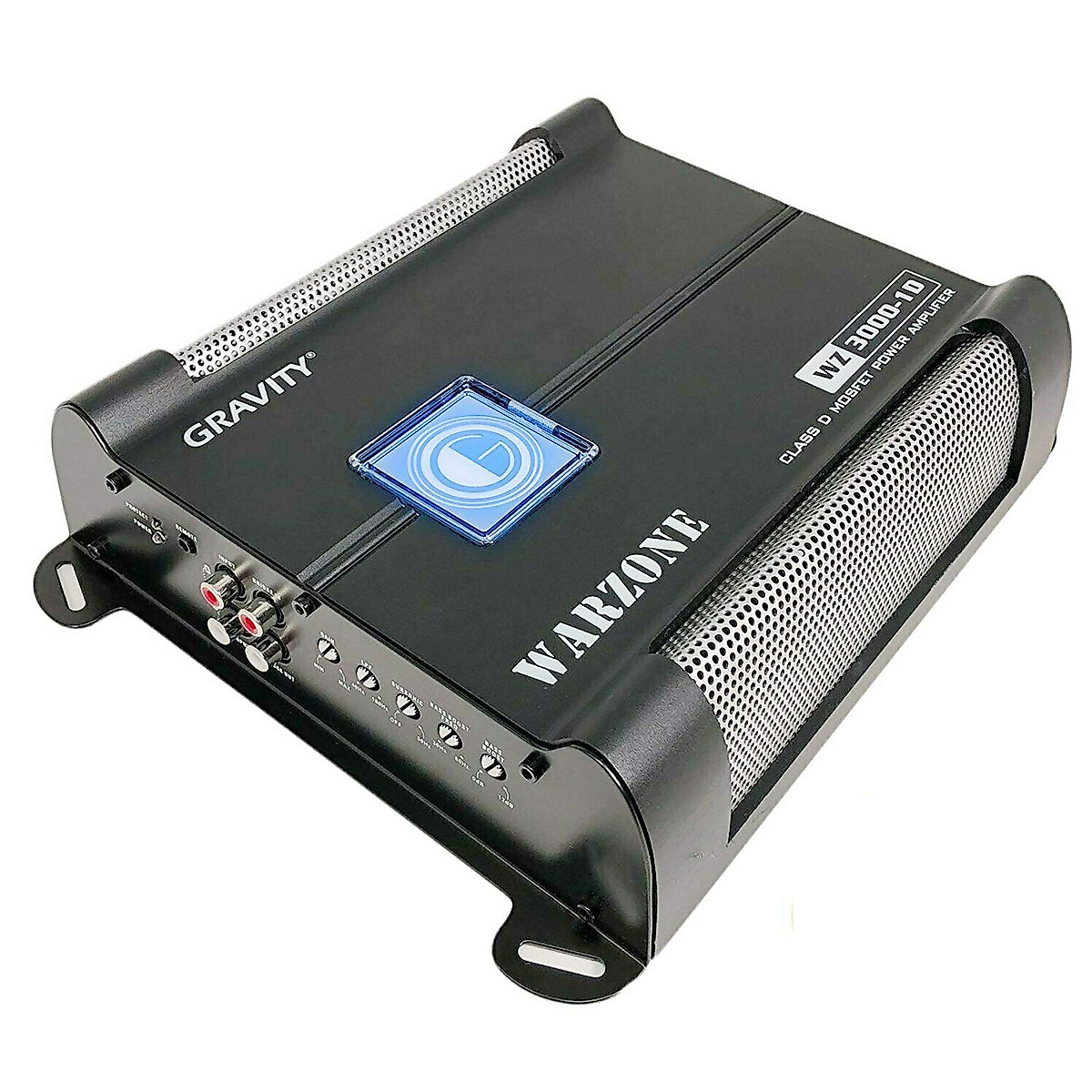 Car Amplifiers - Gravity Audio WZ3000.1D Warzone 3000W Class D Amp 1/2/4 Ohm Stable with Remote Sub Control