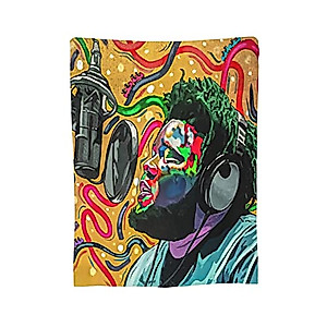 Blanket Soft Flannel Blankets Throw Bedding Room Decor Blanket for Bed Sofa 50"X40"