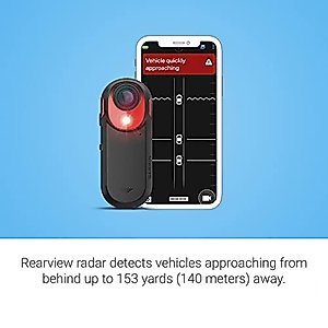Garmin Varia™ RCT715, Bicycle Radar with Camera and Tail Light, Continuous Recording, Vehicle Detection