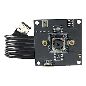 4K 8MP IMX179 Autofocus USB Camera Module Mini UVC USB2.0 Video Webcam with Microphone, Cable for Computer, Laptop, Raspberry Pi, Jetson Nano