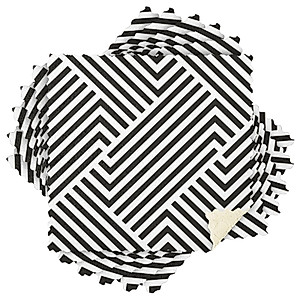 FRODOTGV Geometric Pattern by Stripes Microfiber Drying Towel Kitchen Decorative Kitchen Tea Towel Kitchen Terry Dish Cloths Kitchen Cotton Hand Towels