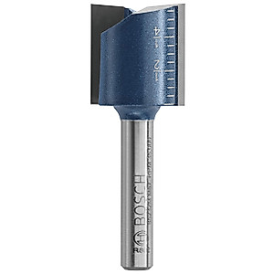 BOSCH 85232MC 3/4 In. x 3/4 In. Carbide-Tipped Double-Flute Straight Router Bit