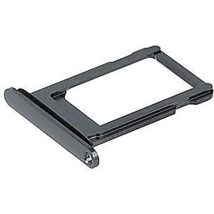 MMOBIEL SIM Card Slot Tray Holder Replacement Compatible with iPhone XR - 6.1 inch - 2018 - Incl. Rubber Gasket and Sim Pin - Black