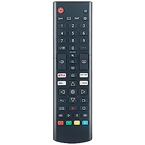 AKB76037601 Replace Remote Control fit for LG TV 2021 Model LED HD 4K Smart UHD HDTV with Prim-Video Disny Netflx Channels Buttons 43UP7000PUA 32LM627BPUA 32LM577BPUA 43UP8000PUR 50UP8000PUR
