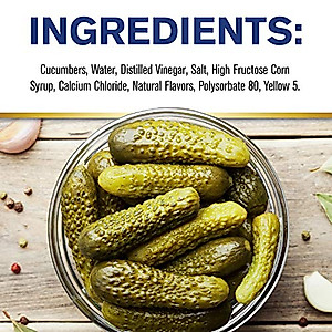 Vlasic Ovals Hamburger Dill Pickle Chips, Keto Friendly Snacks and Toppings, 12 - 16 FL OZ Jars