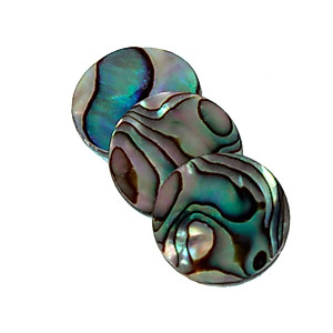 3 Pcs Trumpet Buttons Finger Key Valve hat Screw Repairing Parts for Trumpet Lovers with Abalone Shell