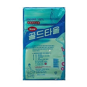 GOLDSANGSA-Korean Exfoliating Towel Washcloth Mitts (Large 10pcs)/Korean Italy Towel Skincare Exfoliating Scrub Bath Cloth Remove Dead Skin