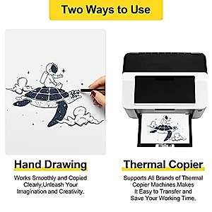 120 Sheets Tattoo Transfer Paper, Stencil Paper for Tattooing, 4 Layers Tattoo Transfer Paper for Tattoo Supplies, A4 Size