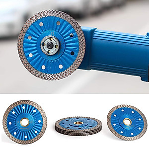 5Pcs/Box 4" Diamond Saw Blade Super Thin Porcelain Cutting Blade for Porcelain Tile Ceramic Granite Marble…