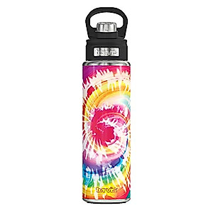 Tervis Cotton Candy Tie Dye Insulated Tumbler 24oz Wide Mouth Bottle Stainless Steel