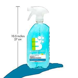 Boulder Clean Glass + Surface Cleaner, Herbal Peppermint, 28 oz Bottle